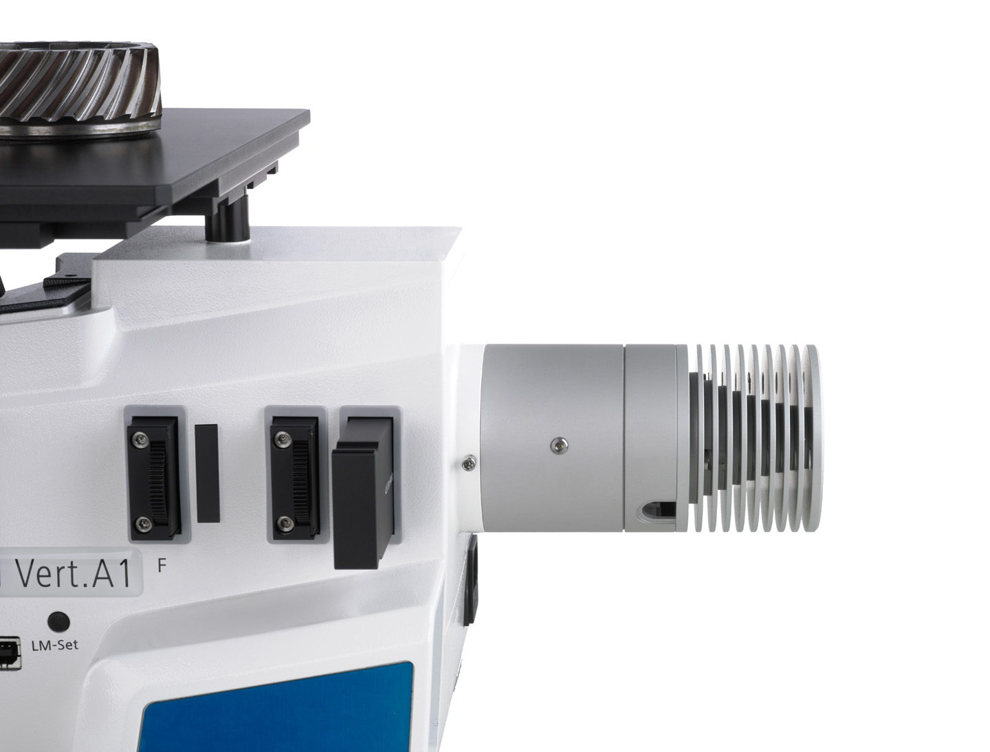 Inverses Mikroskop Axio Vert.A1 MAT Auflicht-Hellfeld LED mit Fototubus | Pulch + Lorenz Mikroskopie